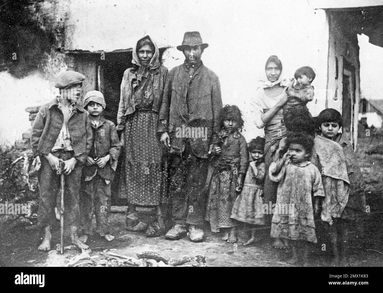 Romani chief Tilka, who is accused of instigating a murder and ...