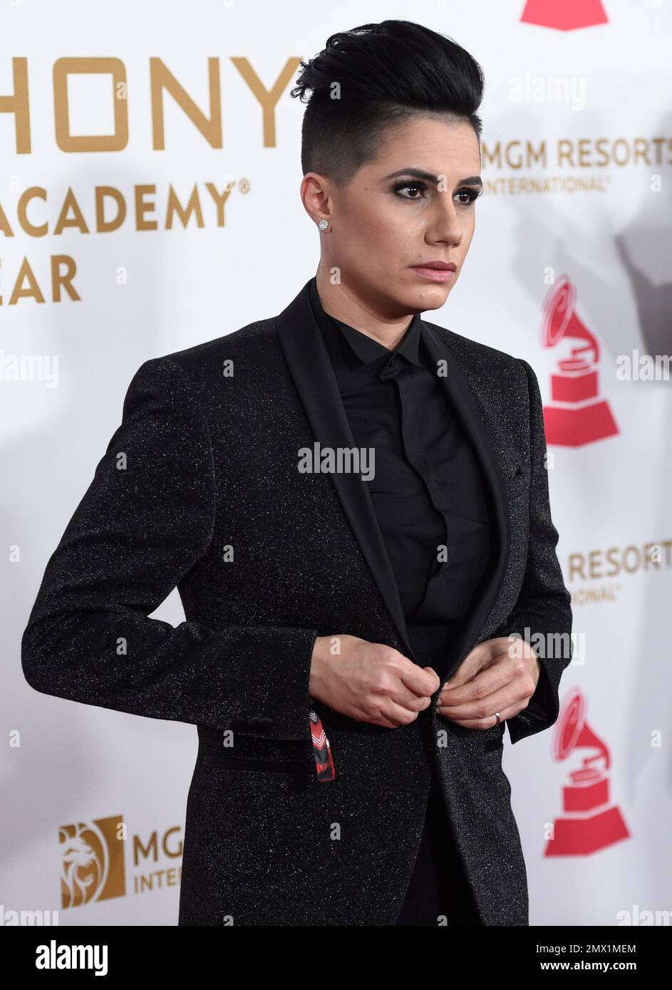 Karen Martello arrives at the Latin Recording Academy Person of the ...