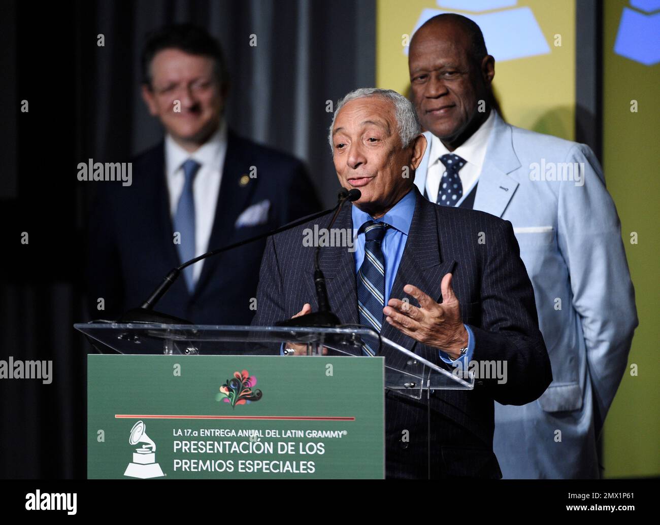 CORRECTS DATE TO NOV. 16 - Honoree Rafael Solano Sanchez addresses the ...