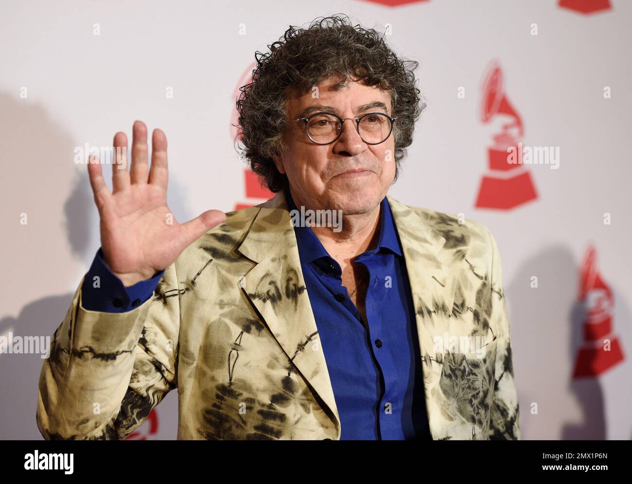 CORRECTS DATE TO NOV. 16 - Honoree Piero poses at the 2016 Latin Grammy ...