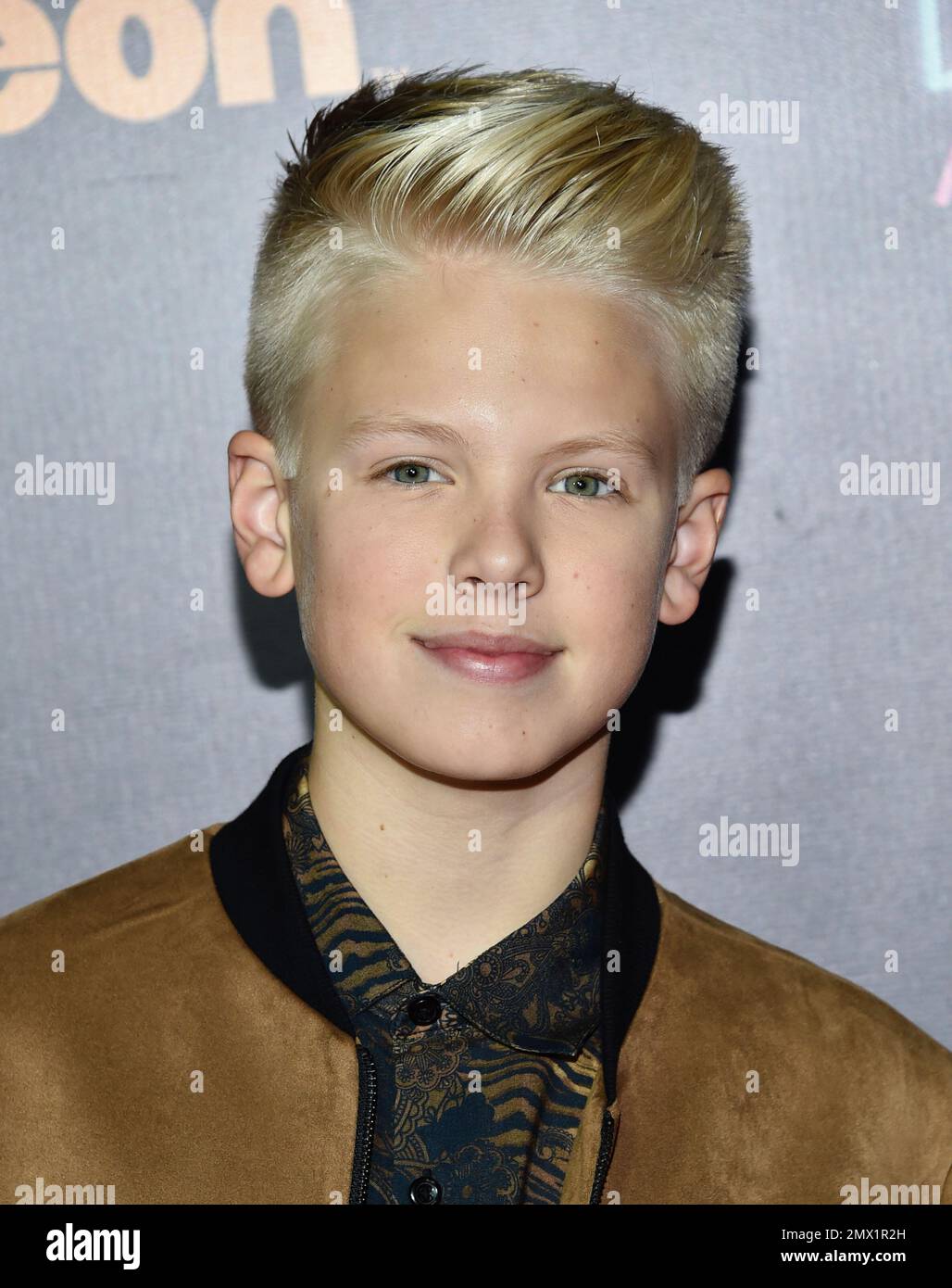 Carson Lueders attends the 2016 Nickelodeon HALO Awards at Pier 36 on ...