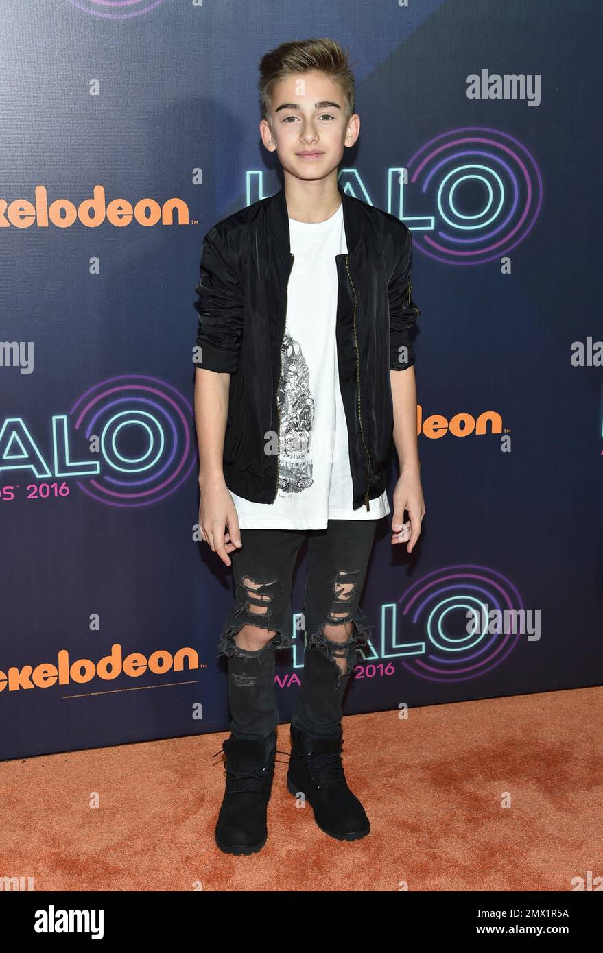 Johnny Orlando attends the 2016 Nickelodeon HALO Awards at Pier 36 on ...
