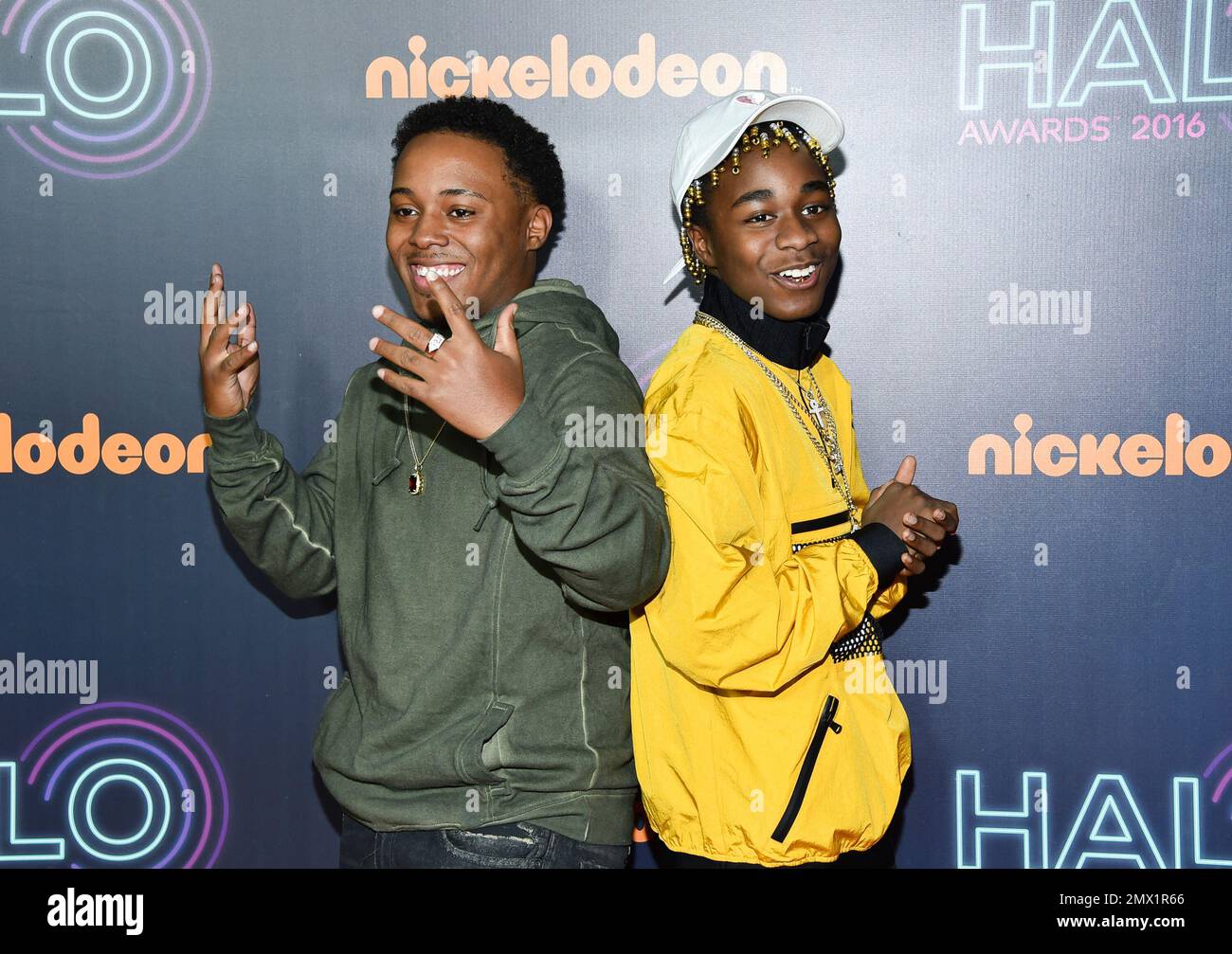 Detroit rap duo Zayion McCall, left, and Zay Hilfigerrr attend the 2016 ...