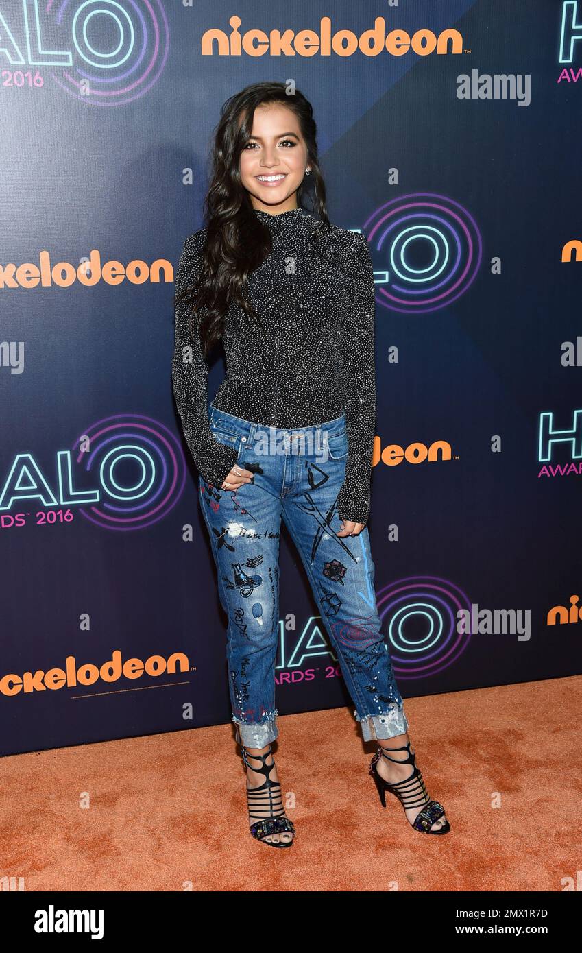 Singer Isabela Moner attends the 2016 Nickelodeon HALO Awards at Pier ...