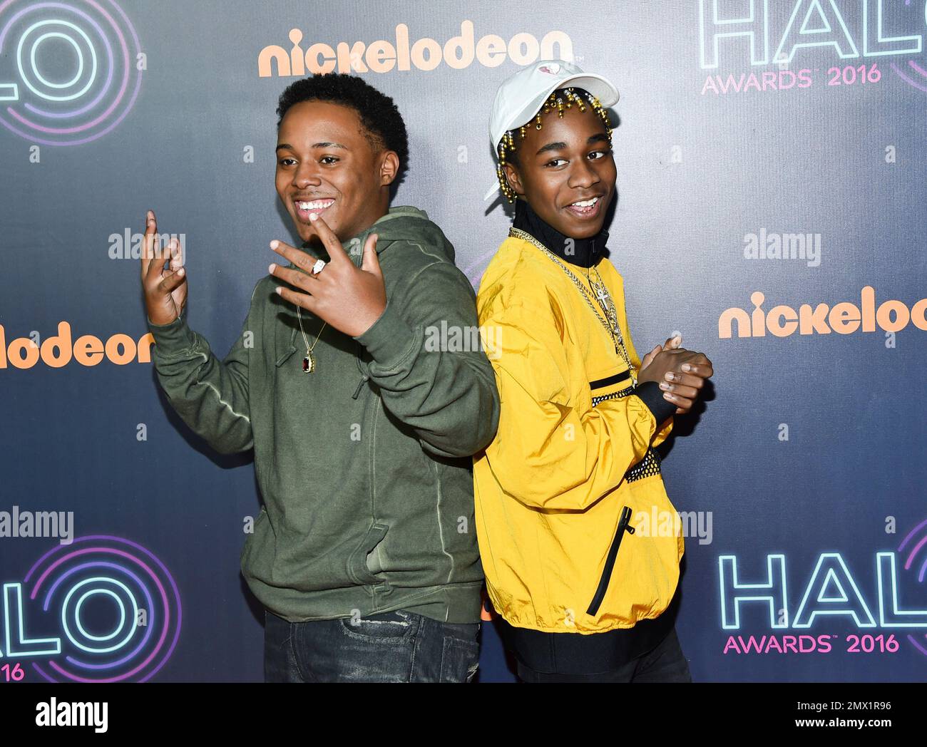 Detroit rap duo Zayion McCall, left, and Zay Hilfigerrr attend the 2016 ...