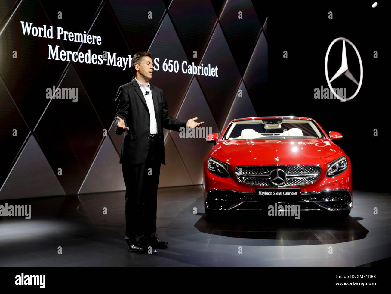 Dietman Exler, President and CEO of Mercedes Benz, introduces the 2017 ...