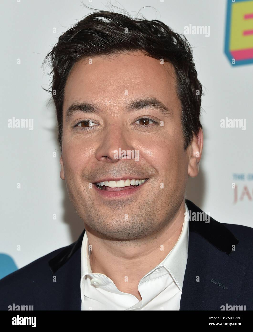 Jimmy Fallon attends The Rolling Stones "Exhibitionism" exhibit opening ...