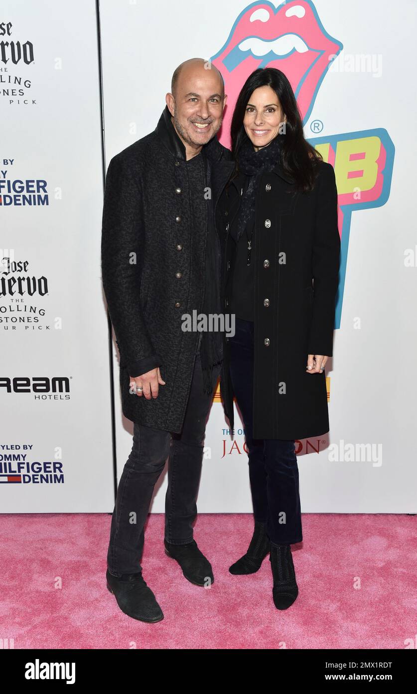 Designer John Varvatos and Joyce Varvatos attend The Rolling Stones ...