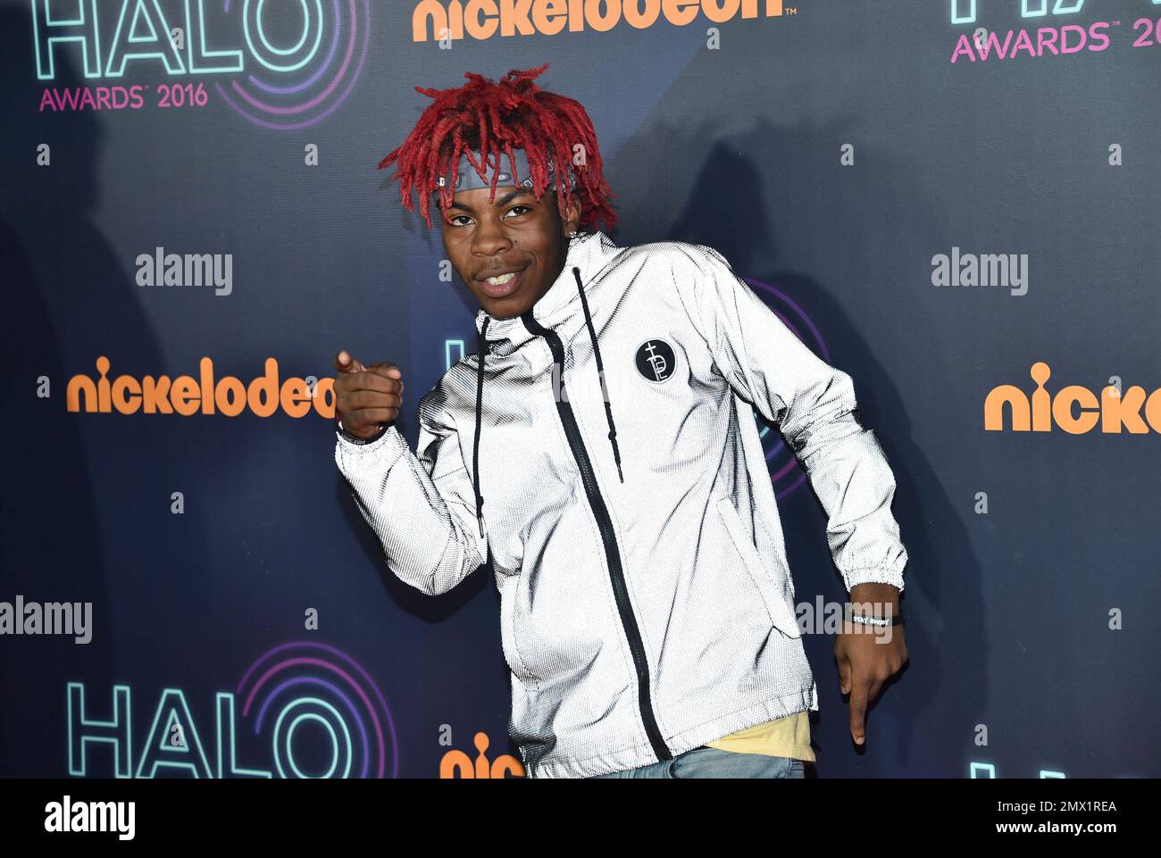 YVNGSWAG aka Tyshawn Johnson attends the 2016 Nickelodeon HALO Awards ...