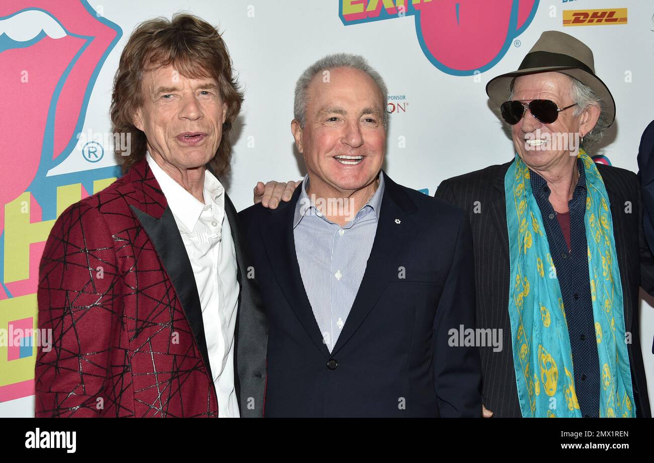 Singer Mick Jagger, left, producer Lorne Michaels and guitarist Keith ...