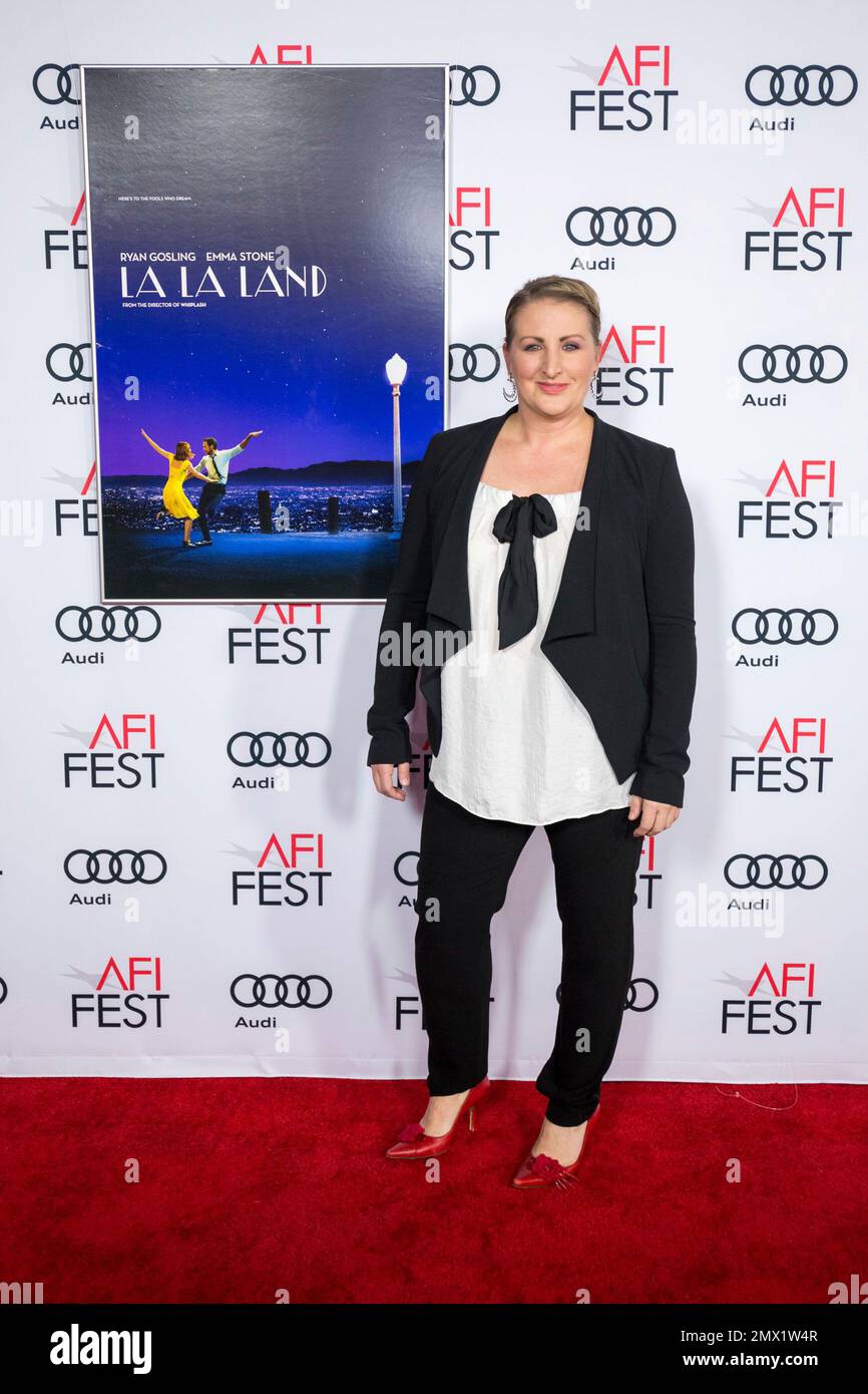 Choreographer Mandy Moore arrives at the 2016 AFI Fest screening of "La ...