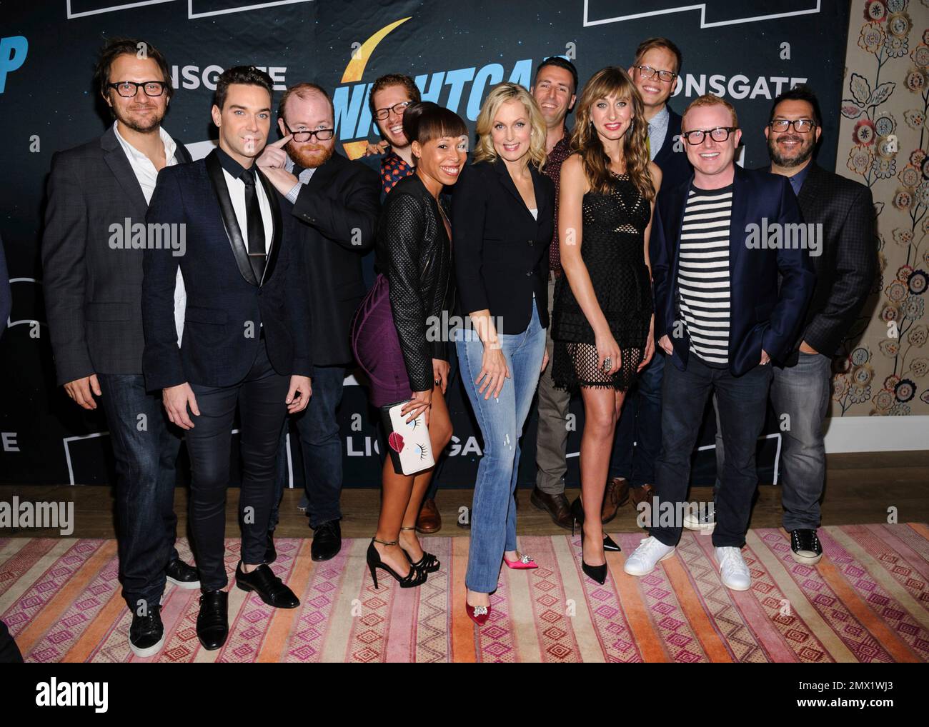 The cast of "Nightcap" attend a screening and premiere party for the ...