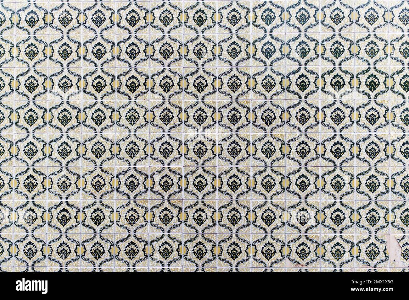 Beuatiful Azulejo tile design, typical of Portuguese historical ...