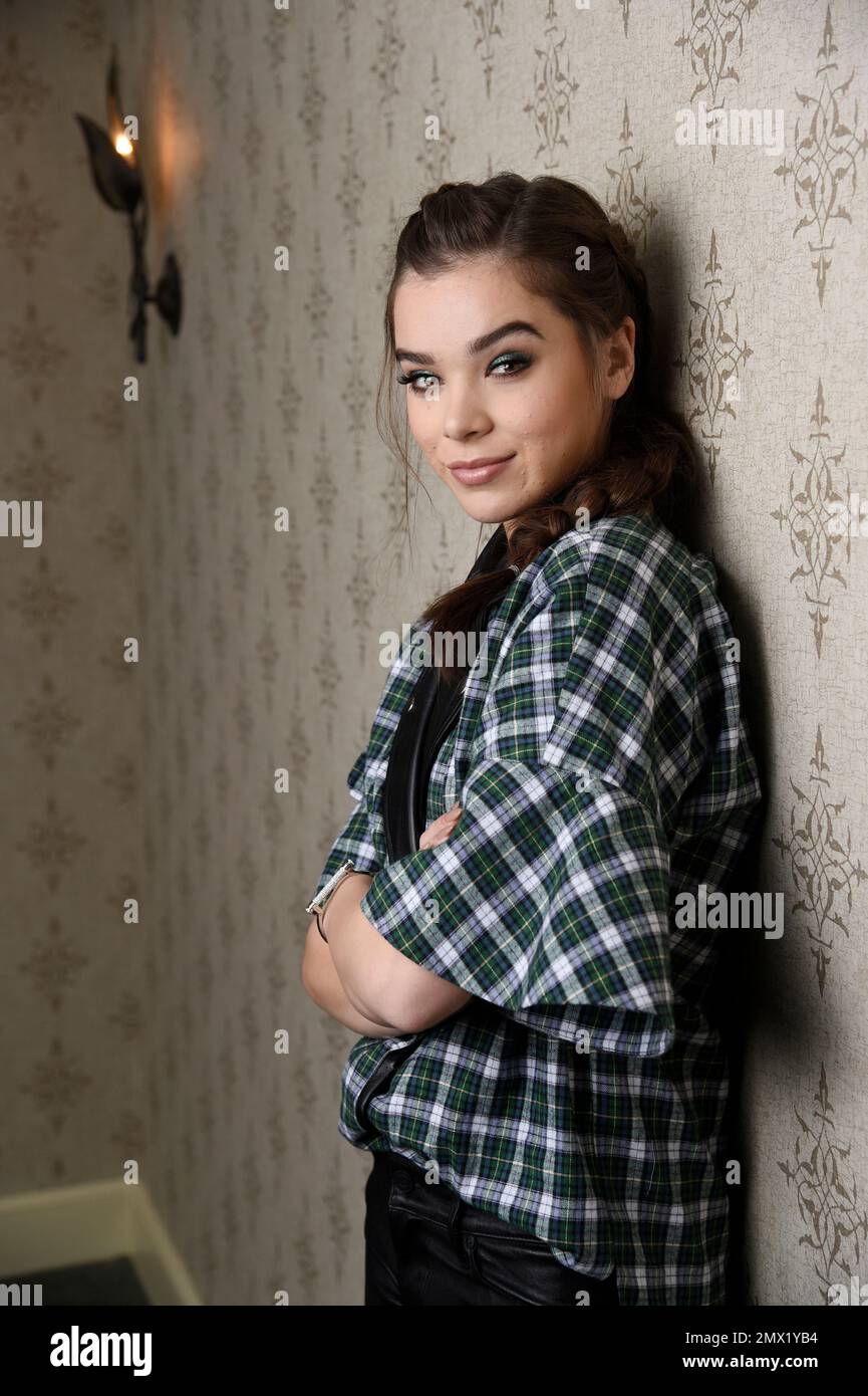 Hailee Steinfeld, a cast member in the film "The Edge of Seventeen ...