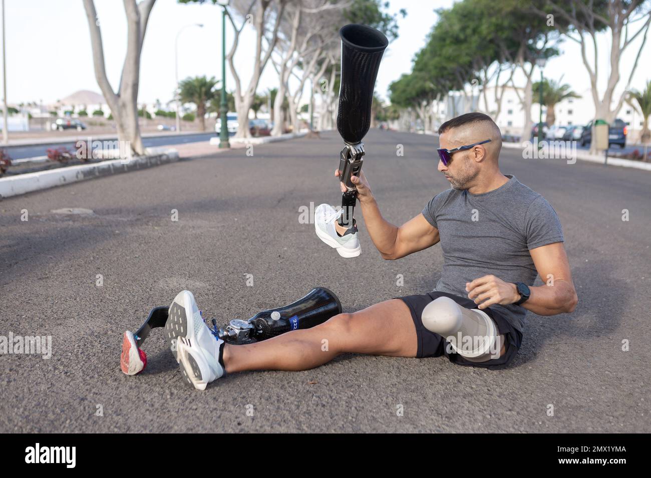 Male amputee hi-res stock photography and images - Alamy