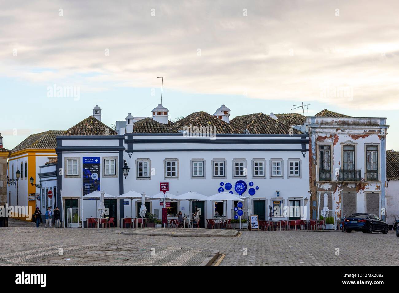 FARO, PORTUGAL - 3rd DECEMBER 2022: Faro Story Spot multimedia center ...