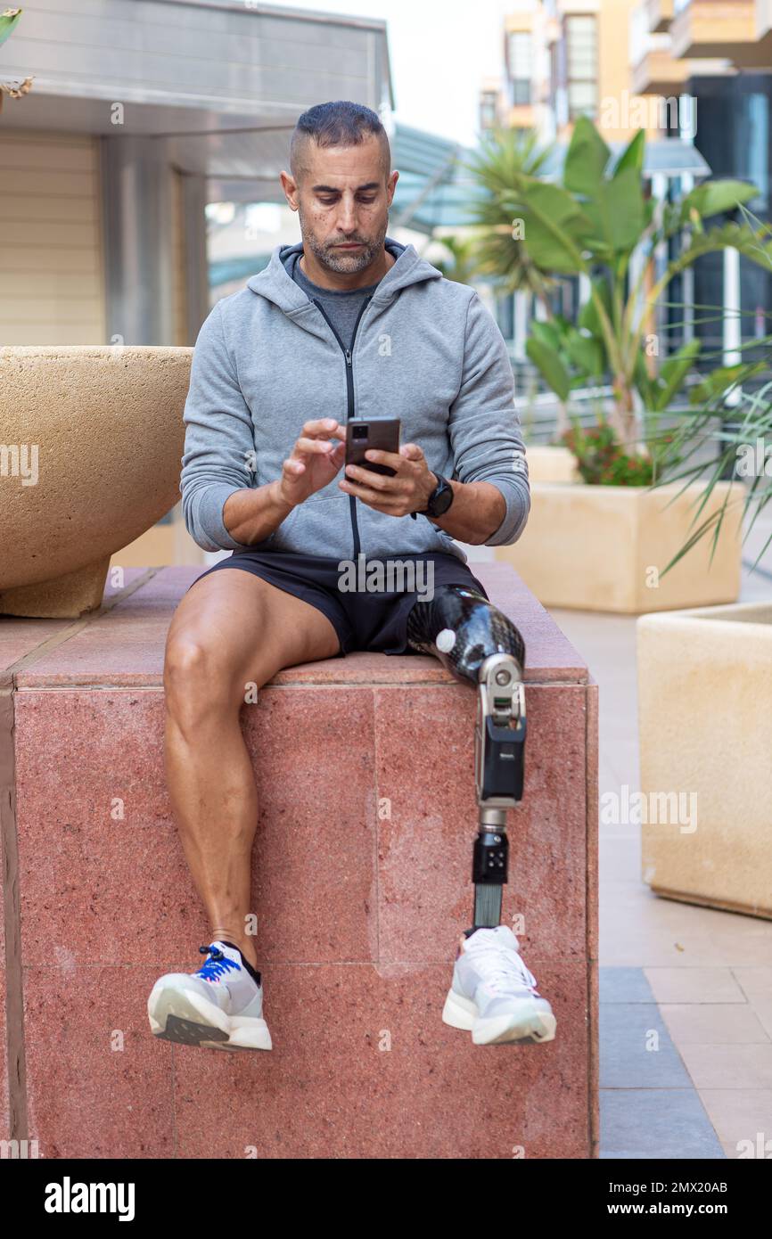 Male amputee hi-res stock photography and images - Alamy