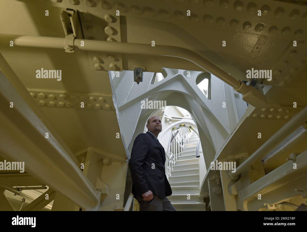 Shane Gallagher, construction manager for the Architect of the Capitol ...