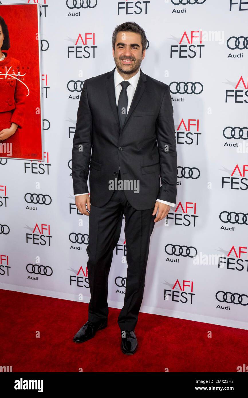 Editor Sebastian Sepulveda arrives at the 2016 AFI Festival "Jackie ...