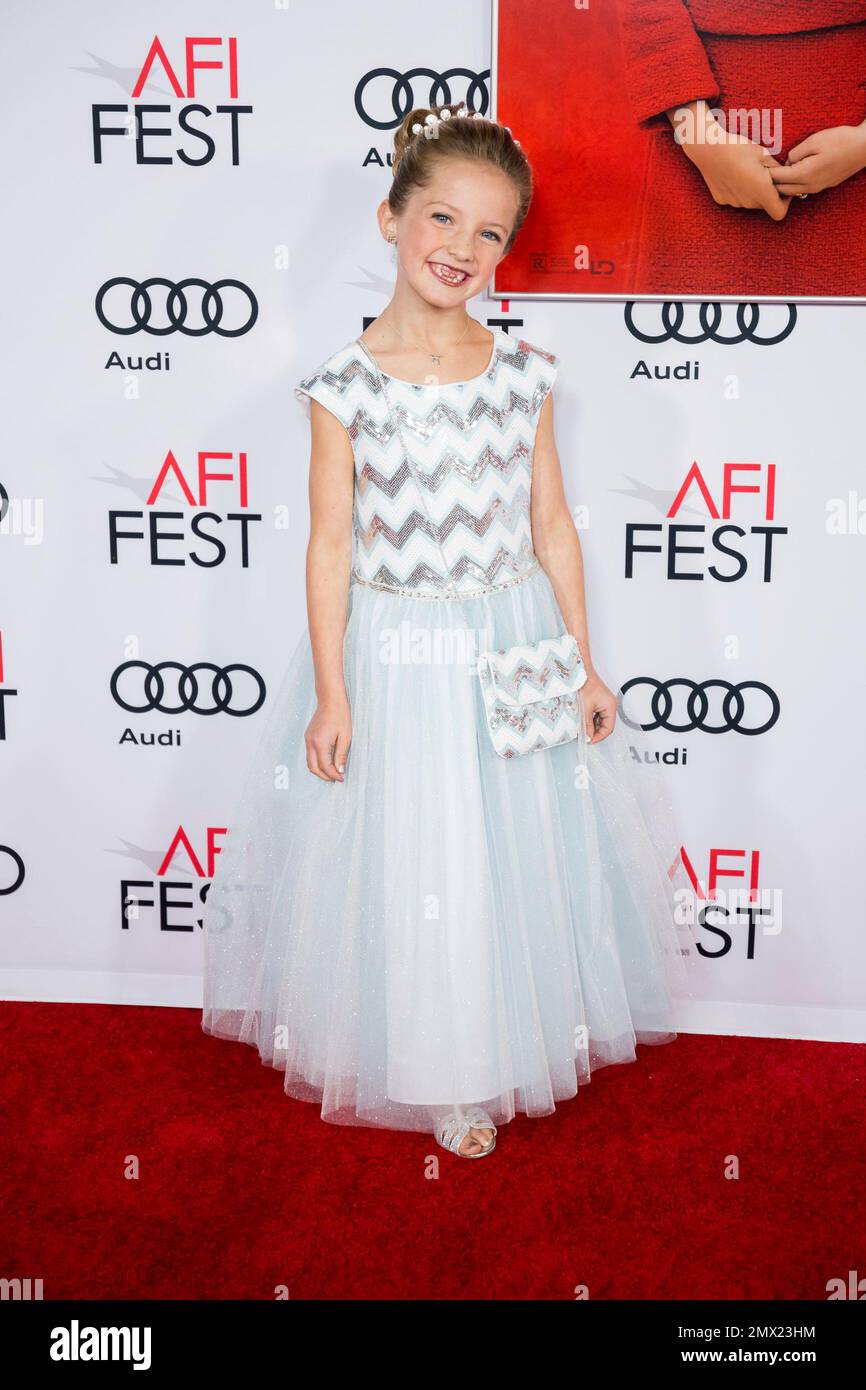 Actress Sunnie Pelant arrives at the 2016 AFI Festival "Jackie ...