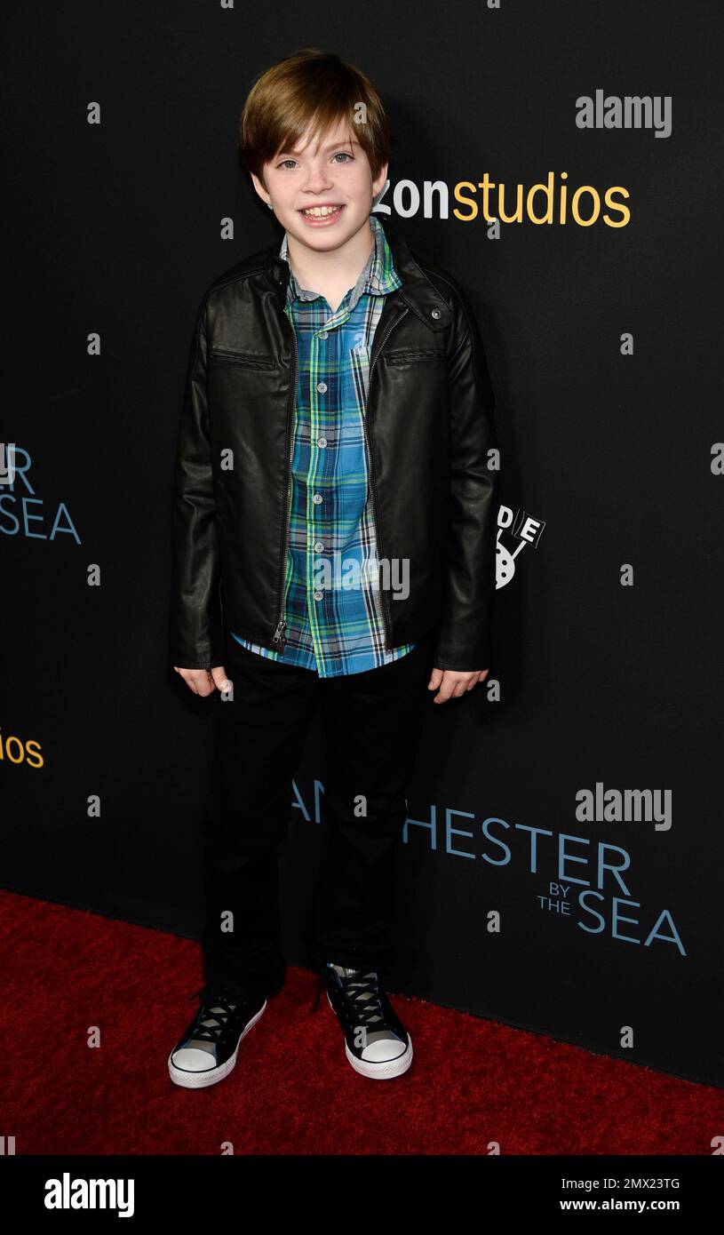 Ben O'Brien, a cast member in "Manchester by the Sea," poses at the ...