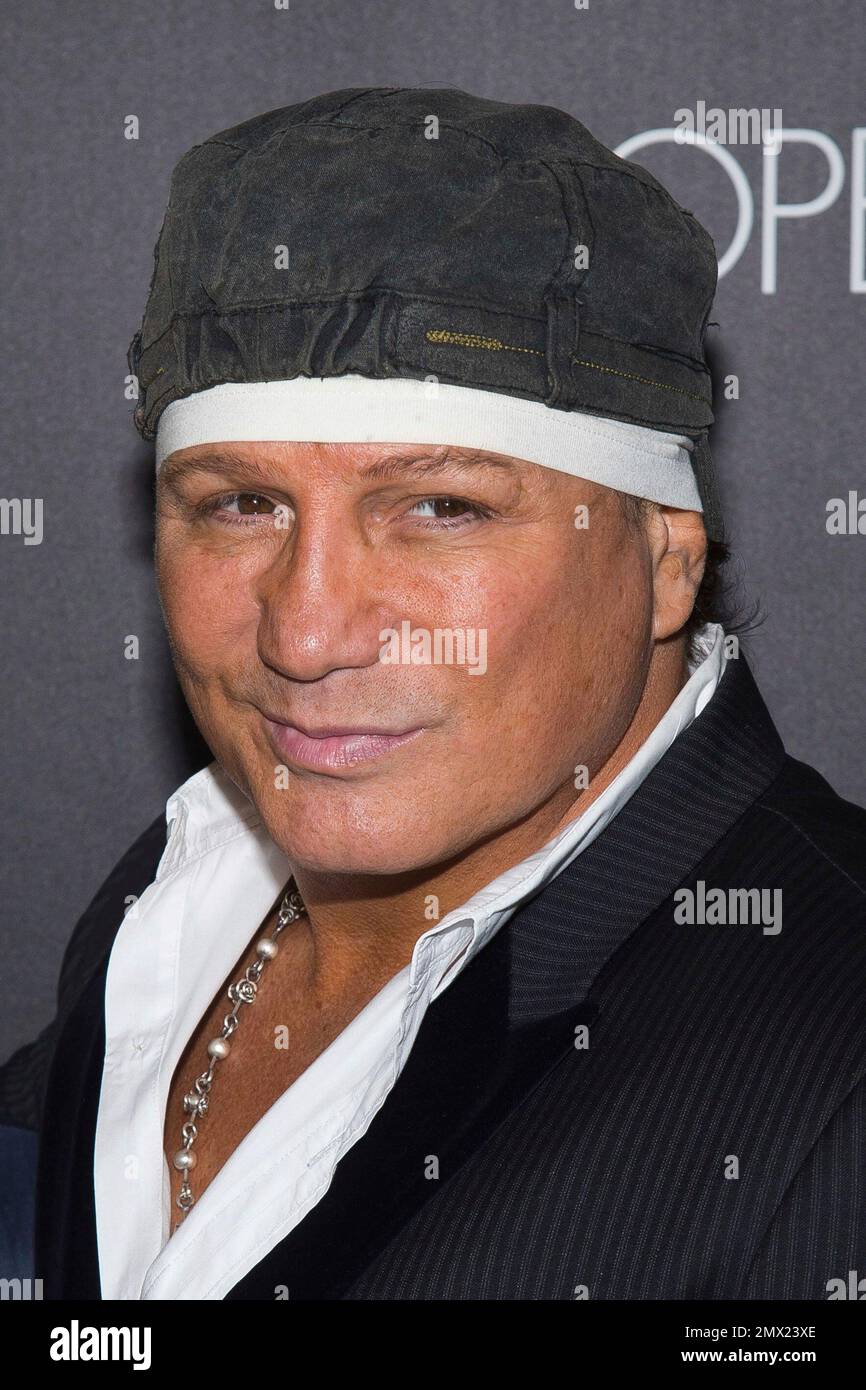 Vinny Paz attends the premiere of "Bleed For This" hosted by Open Road ...