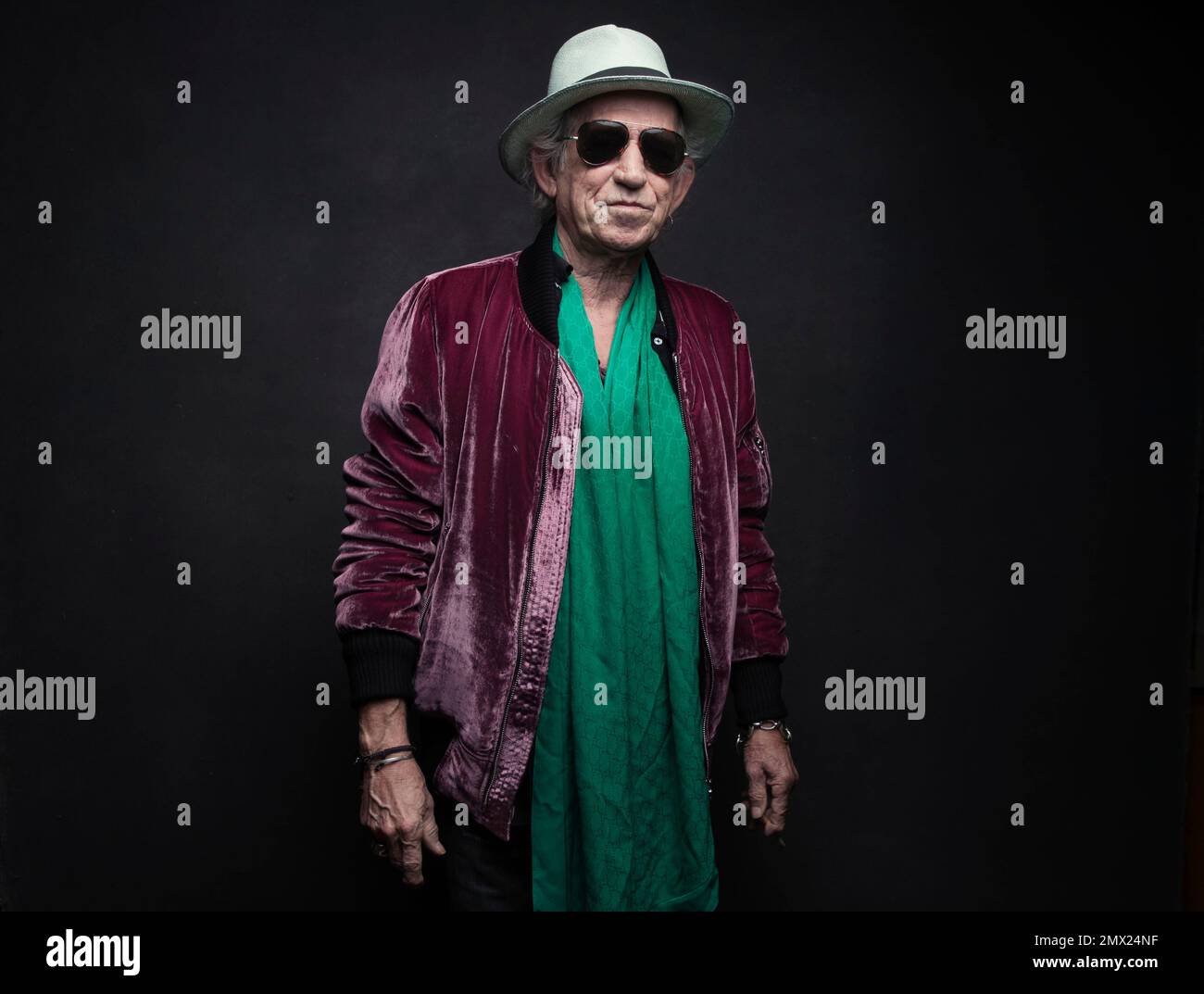 Keith Richards of the Rolling Stones poses for a portrait on Monday ...