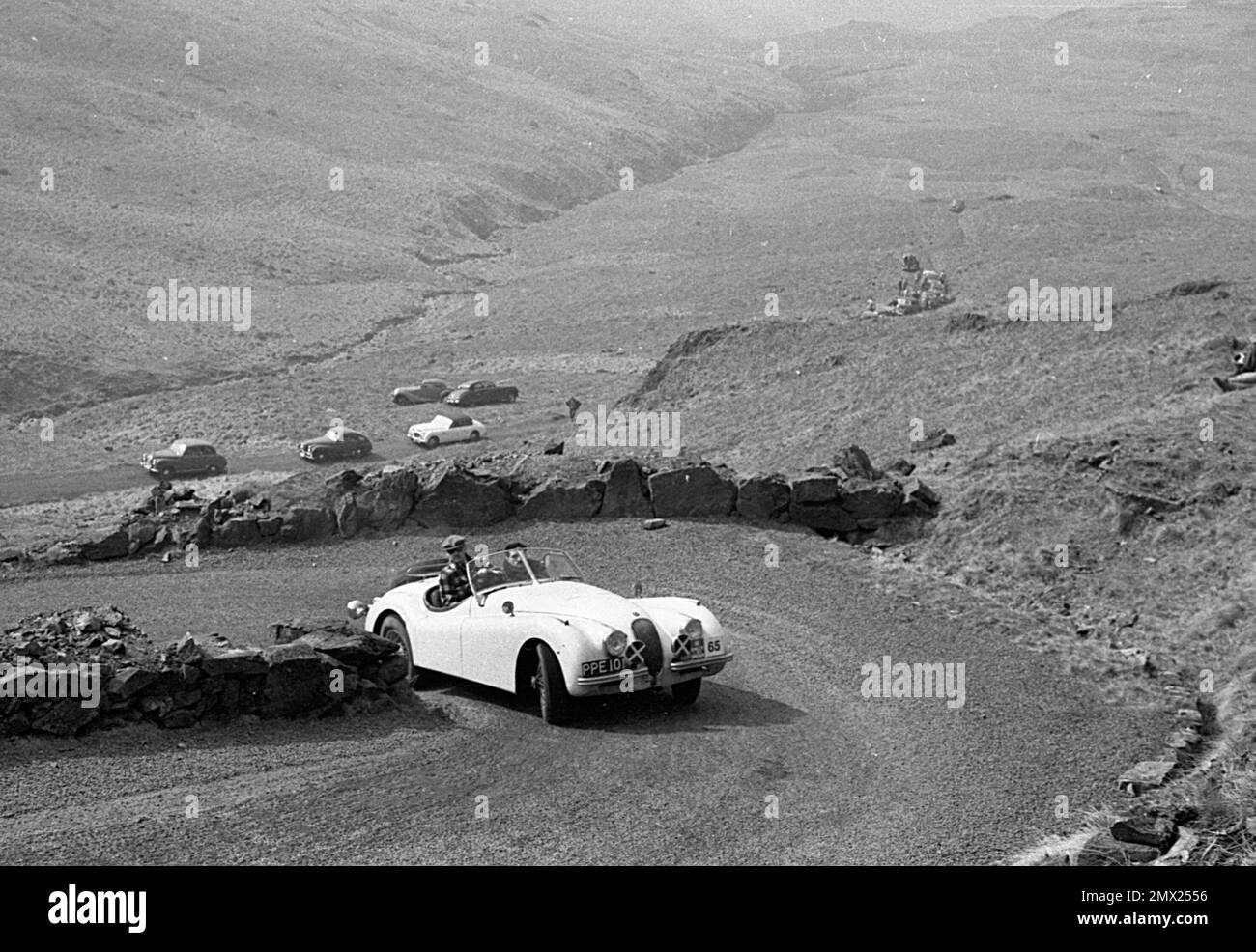 Jaguar XK120 WCN Grant Norton, 1953 RAC Rally Stock Photo - Alamy
