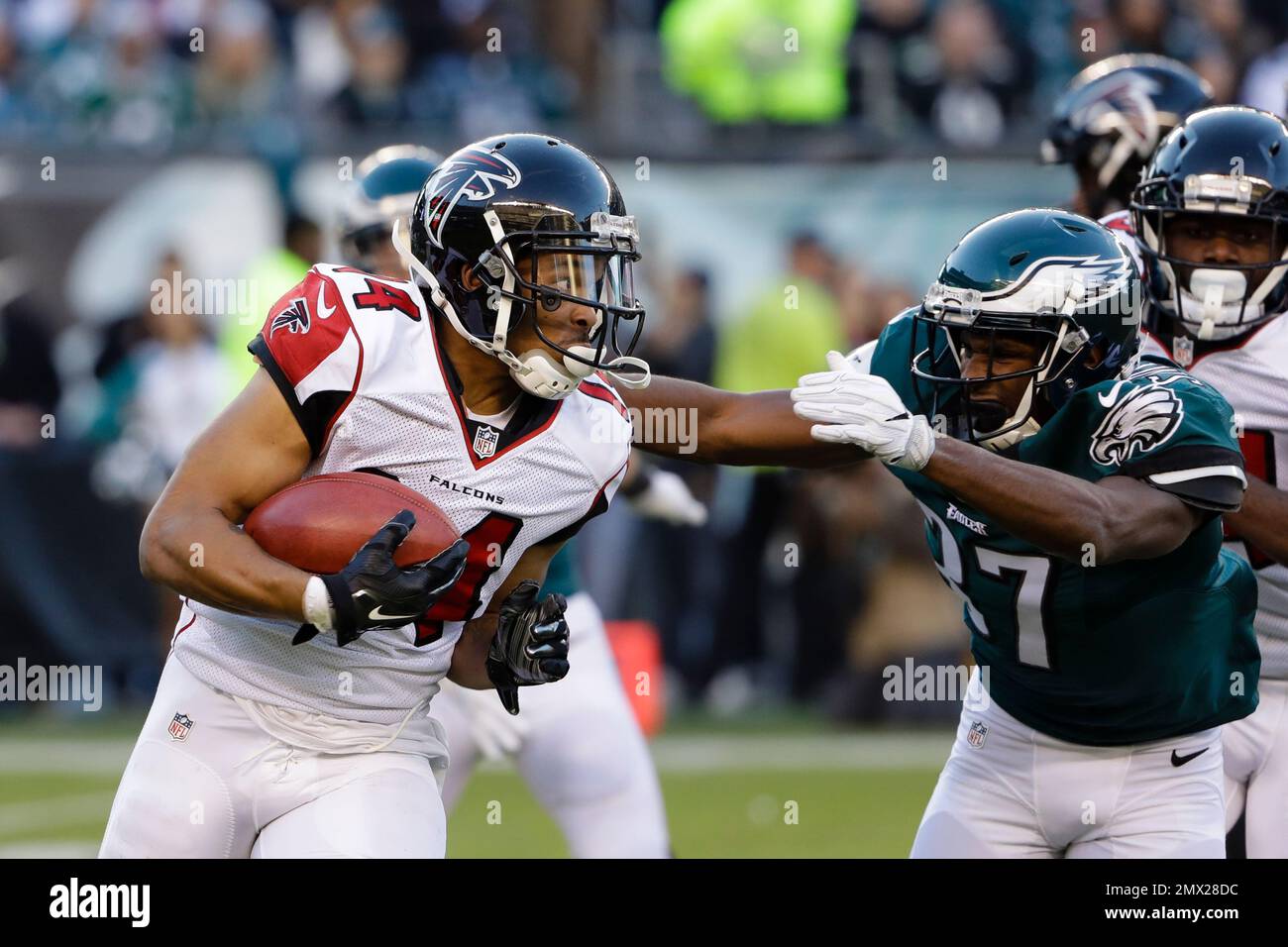 Atlanta Falcons wide receiver Eric Weems in action during an NFL ...