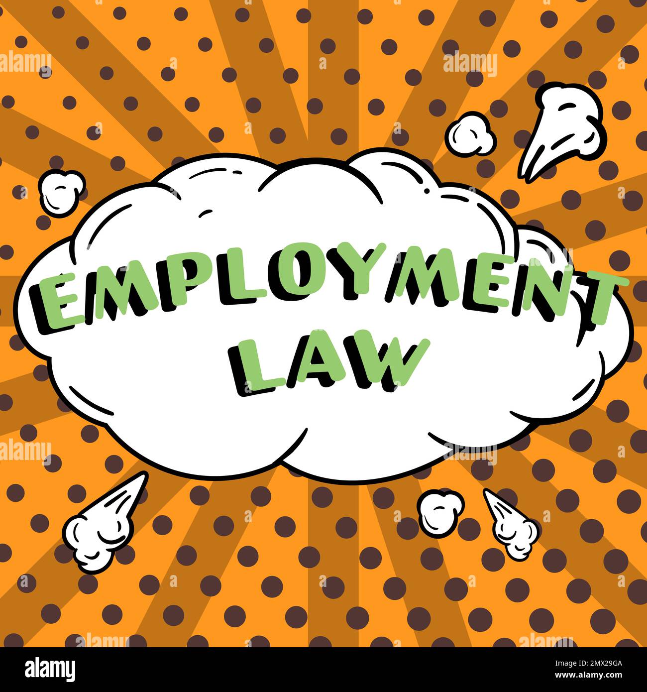 Hand writing sign Employment Law. Business concept deals with legal ...