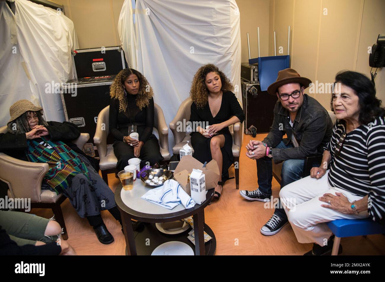 Sonia Sanchez, from left, Aja Monet, Eryn Allen Kane, and Dolores ...