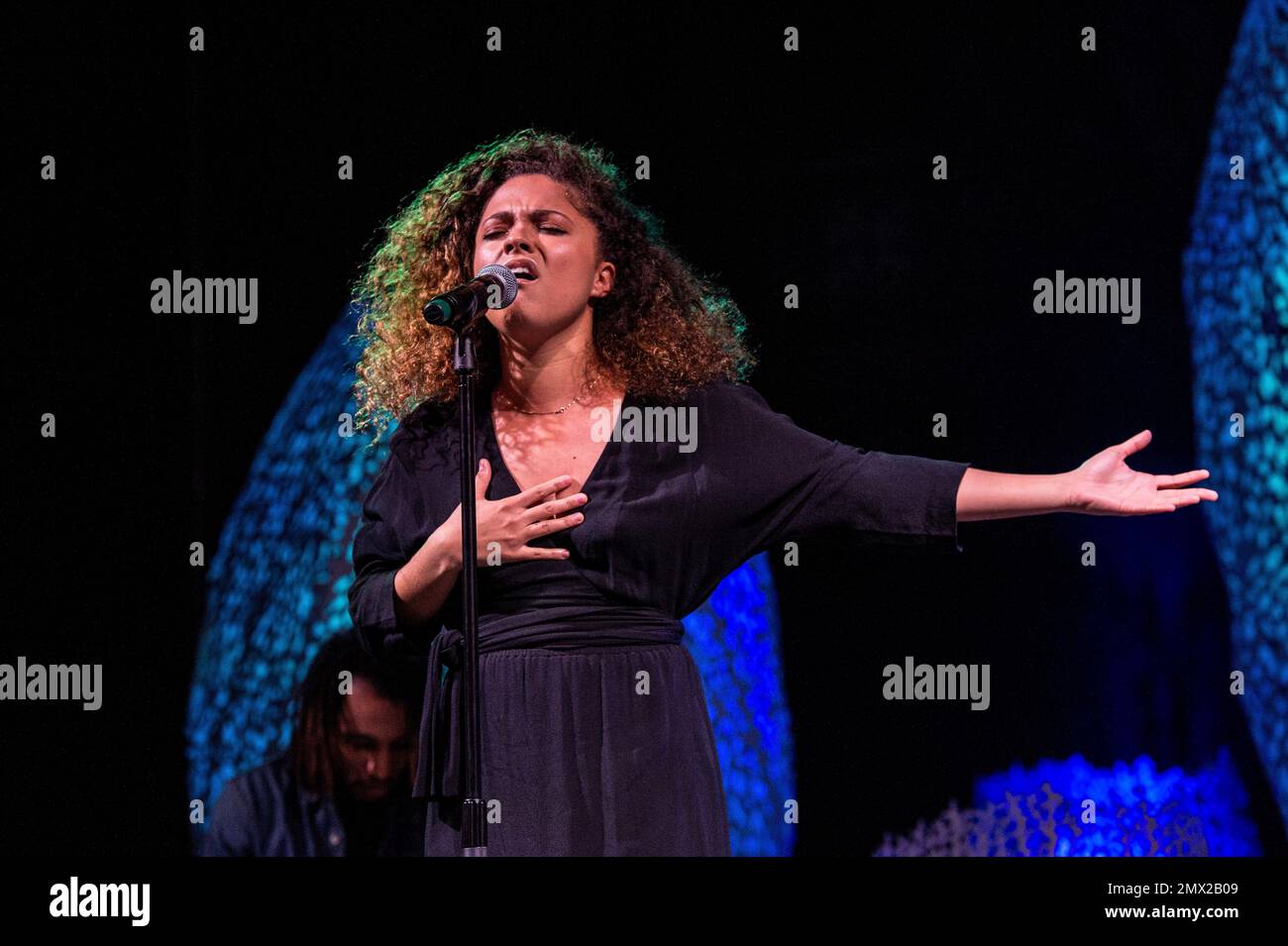 Eryn Allen Kane performs on board the Norwegian Escape during day 1 of ...