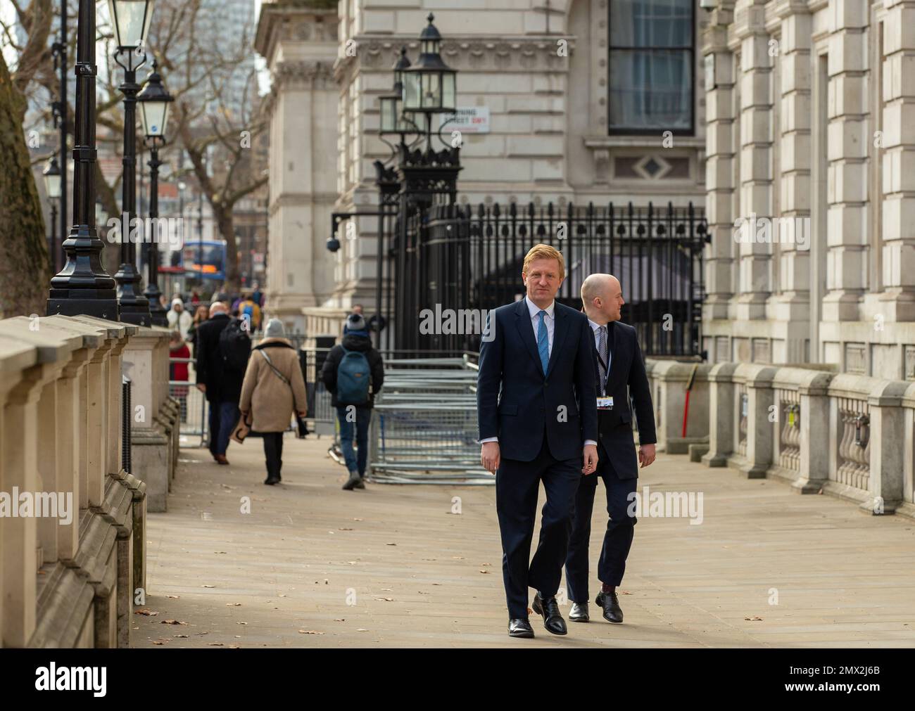 London, UK, 2, Feb. 2023 Oliver Dowden, Chancellor of Duchy of ...