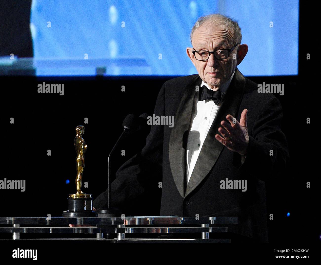 Honoree Frederick Wiseman addresses the audience at the 2016 Governors ...