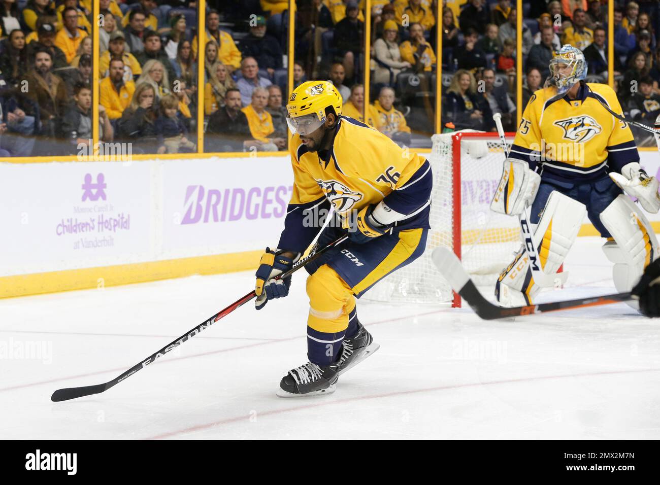 Nashville Predators defenseman P.K. Subban (76) plays against the ...