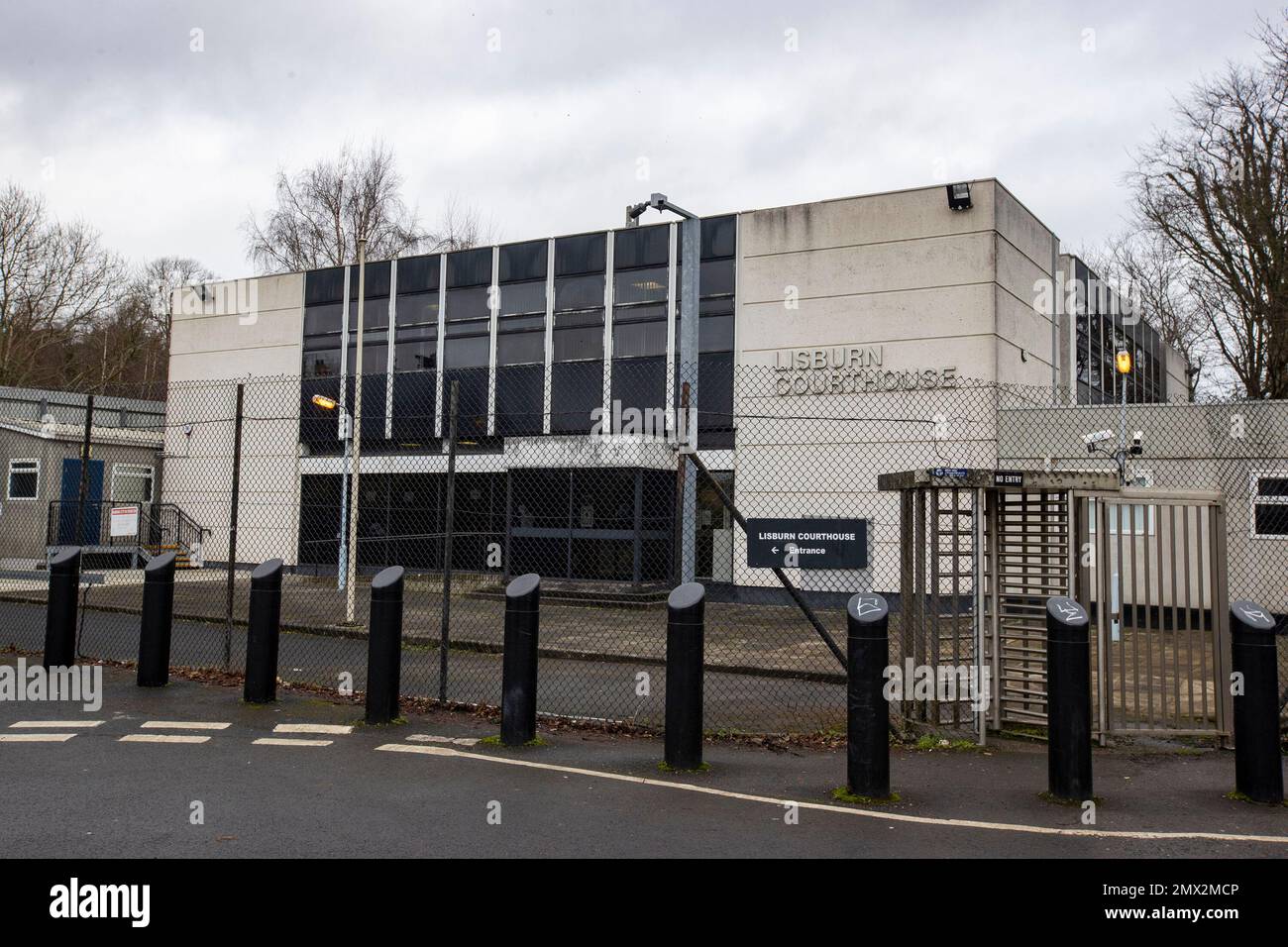 A view of Lisburn Courthouse, where a 32-year-old man accused of the ...