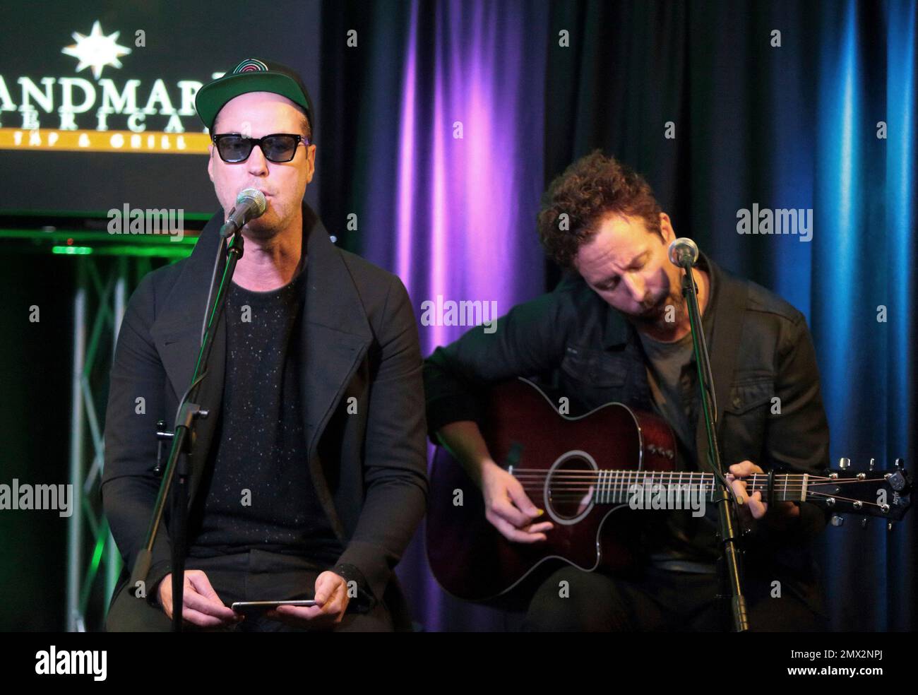 Michael Fitzpatrick, left, and Joseph Karnes of the band Fitz and The ...