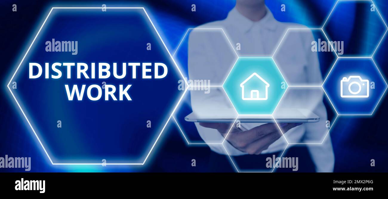 Conceptual caption Distributed Work. Concept meaning practiced by ...