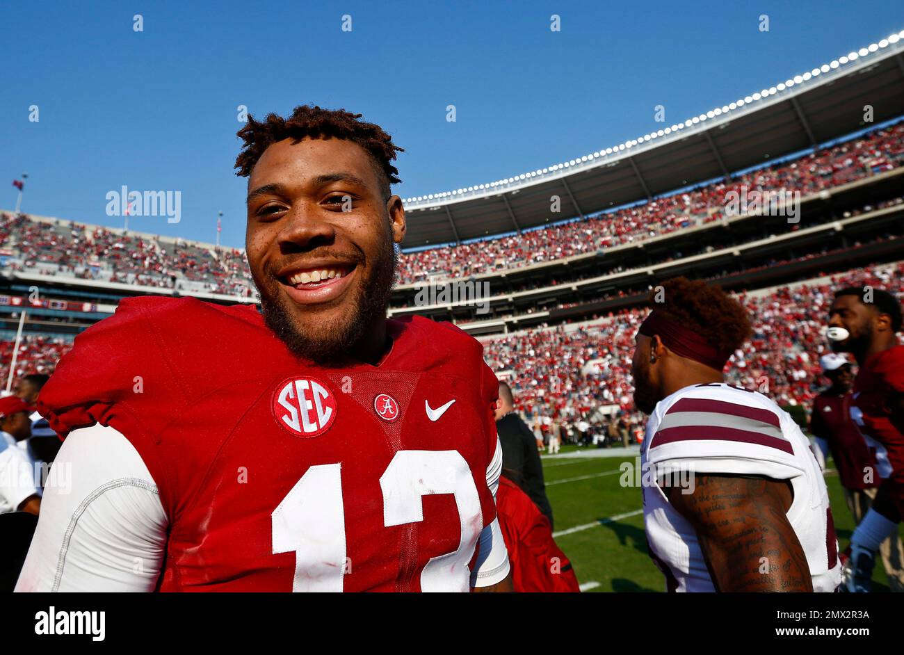 Alabama wide receiver ArDarius Stewart smiles after their 51-3 win over ...