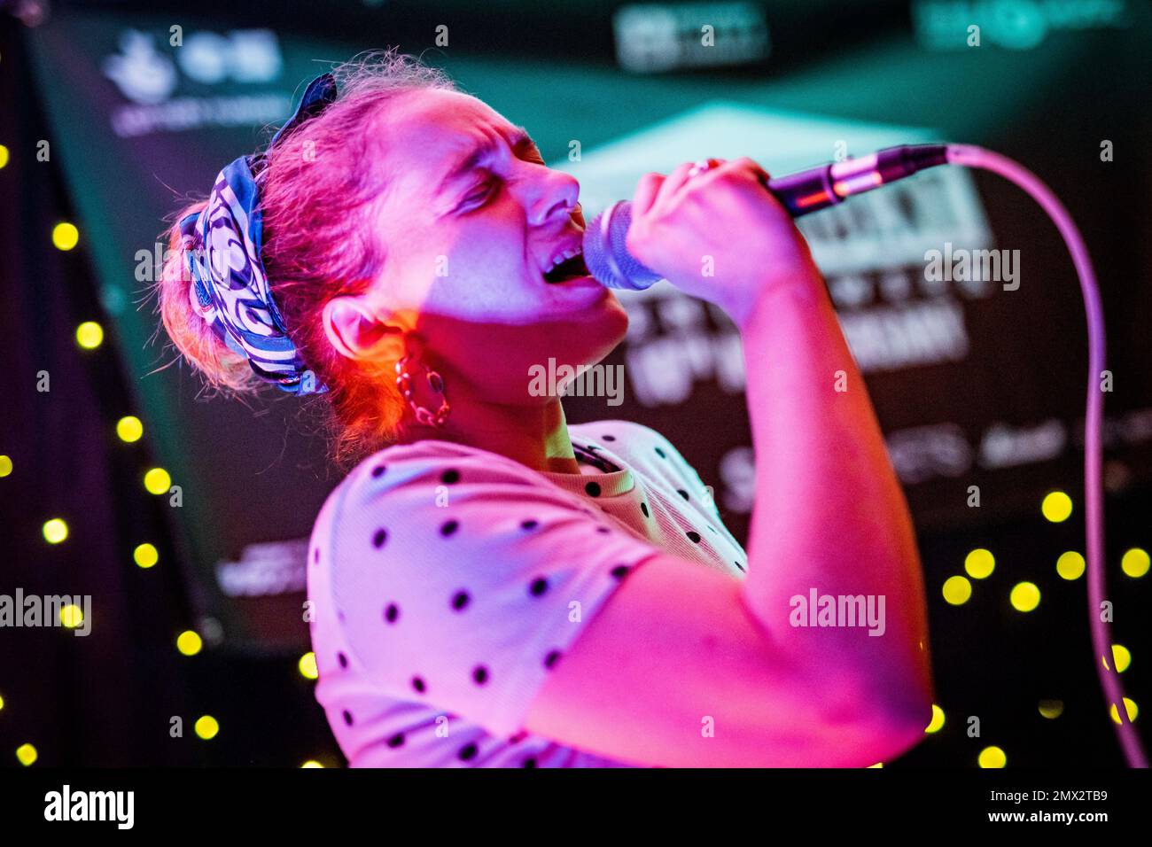 Edinburgh, Scotland. Wed 1 February 2023. Pocket Monica onstage at ...