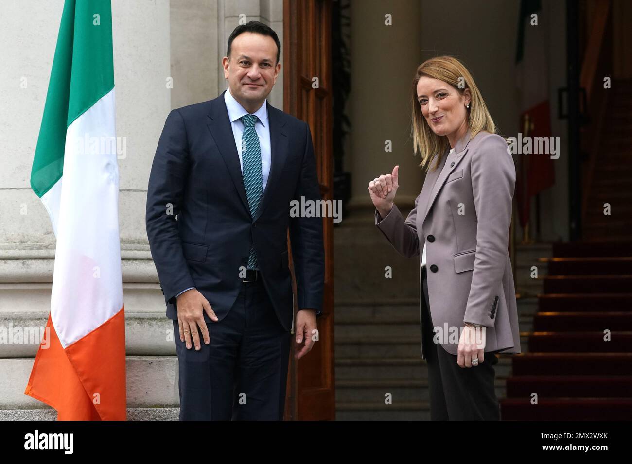 Taoiseach Leo Varadkar welcomes President of the European Parliament ...