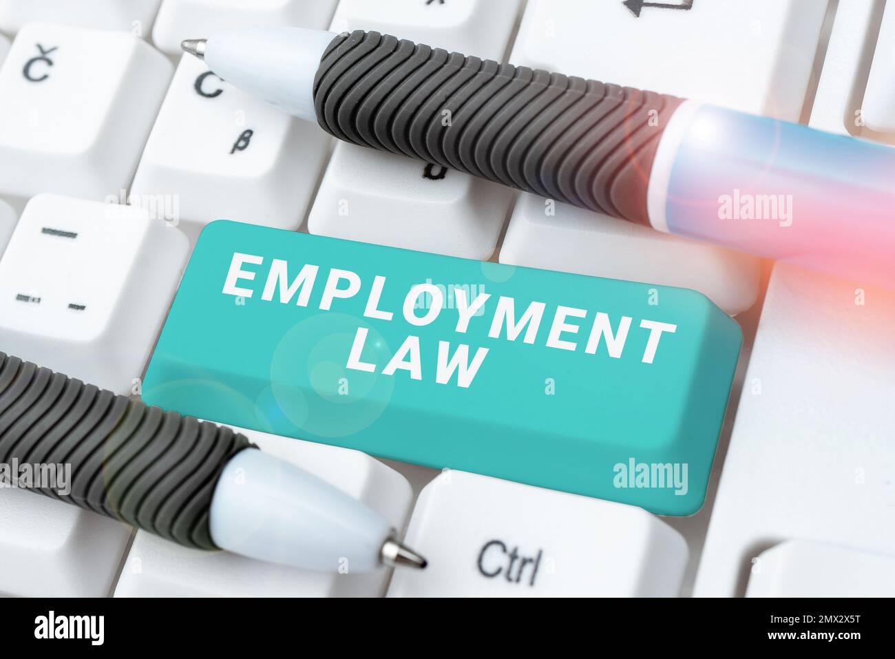 Hand writing sign Employment Law. Business showcase deals with legal ...