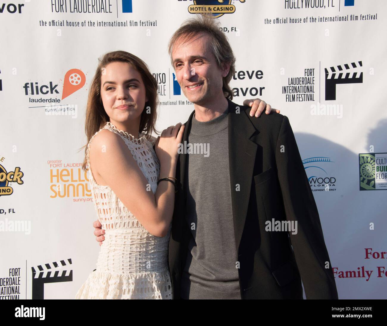 Bailee Madison, left , and Director Paul Serafini arrive at the 31st ...