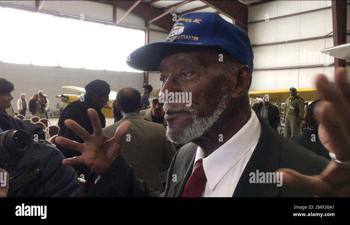 In this image taken from video, Herbert Thorpe talks to reporters at ...