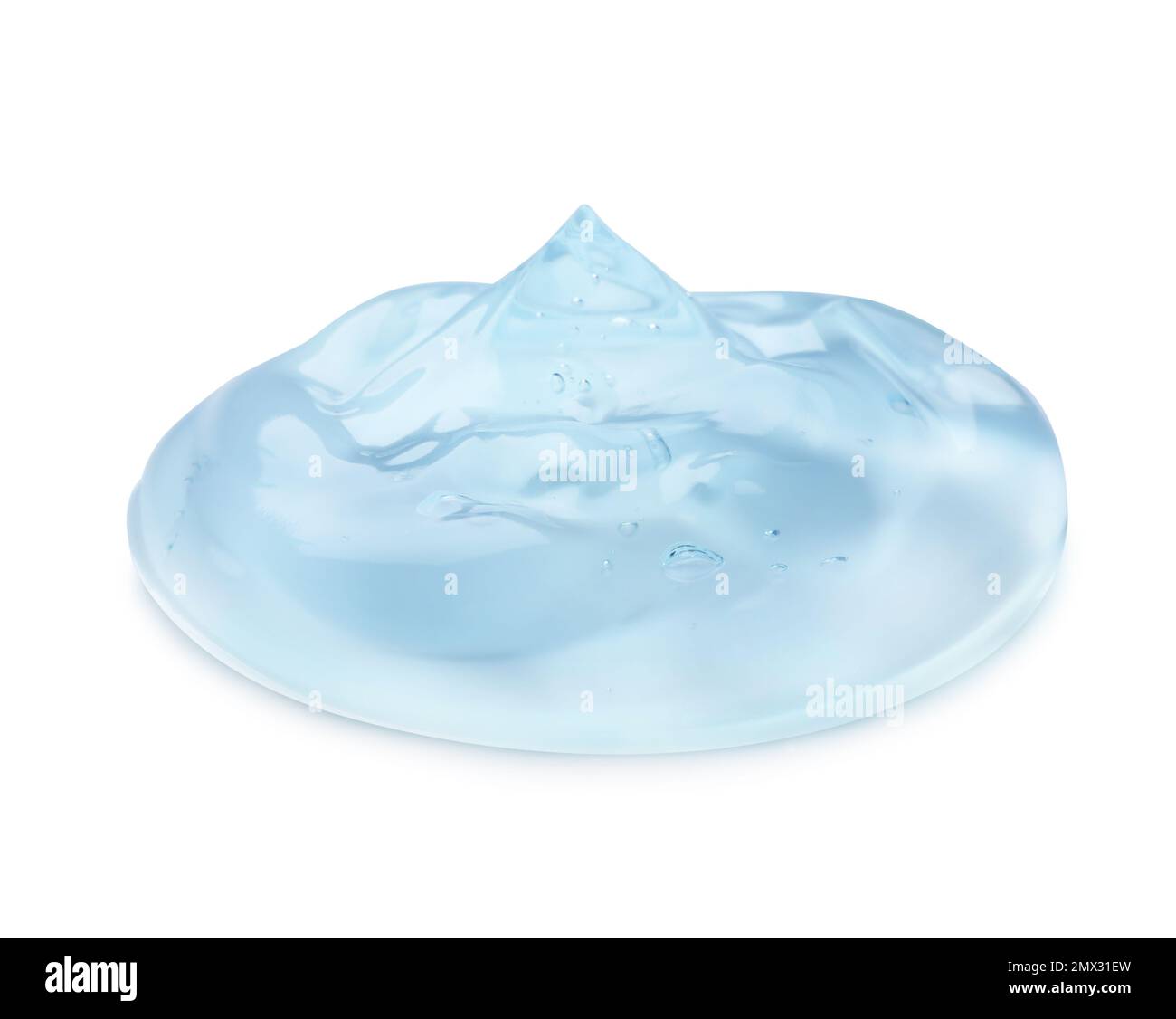 Sample of transparent cosmetic gel on white background Stock Photo - Alamy