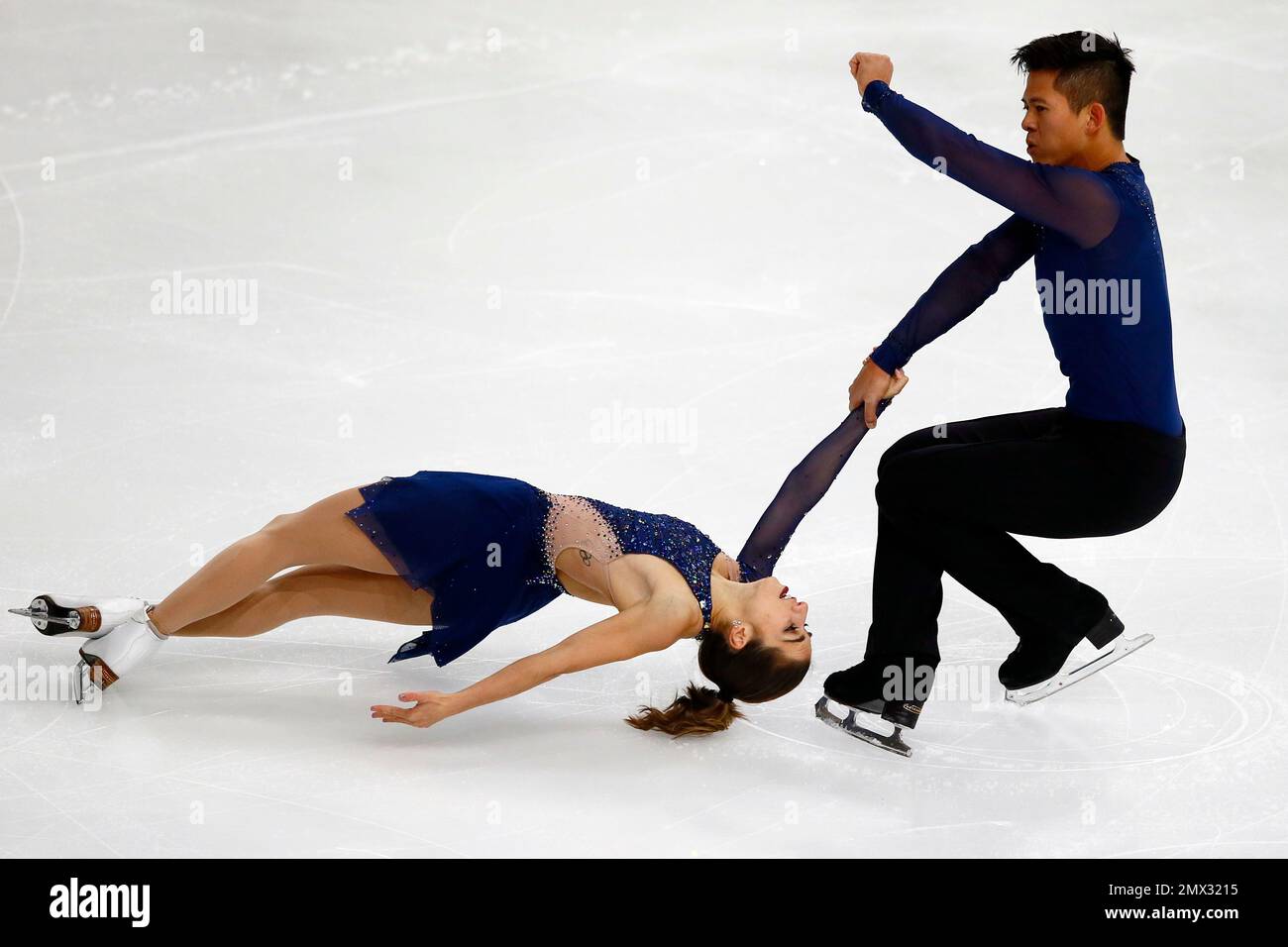 Marissa Castelli and Mervin Tran of US compete in the Pairs Short ...