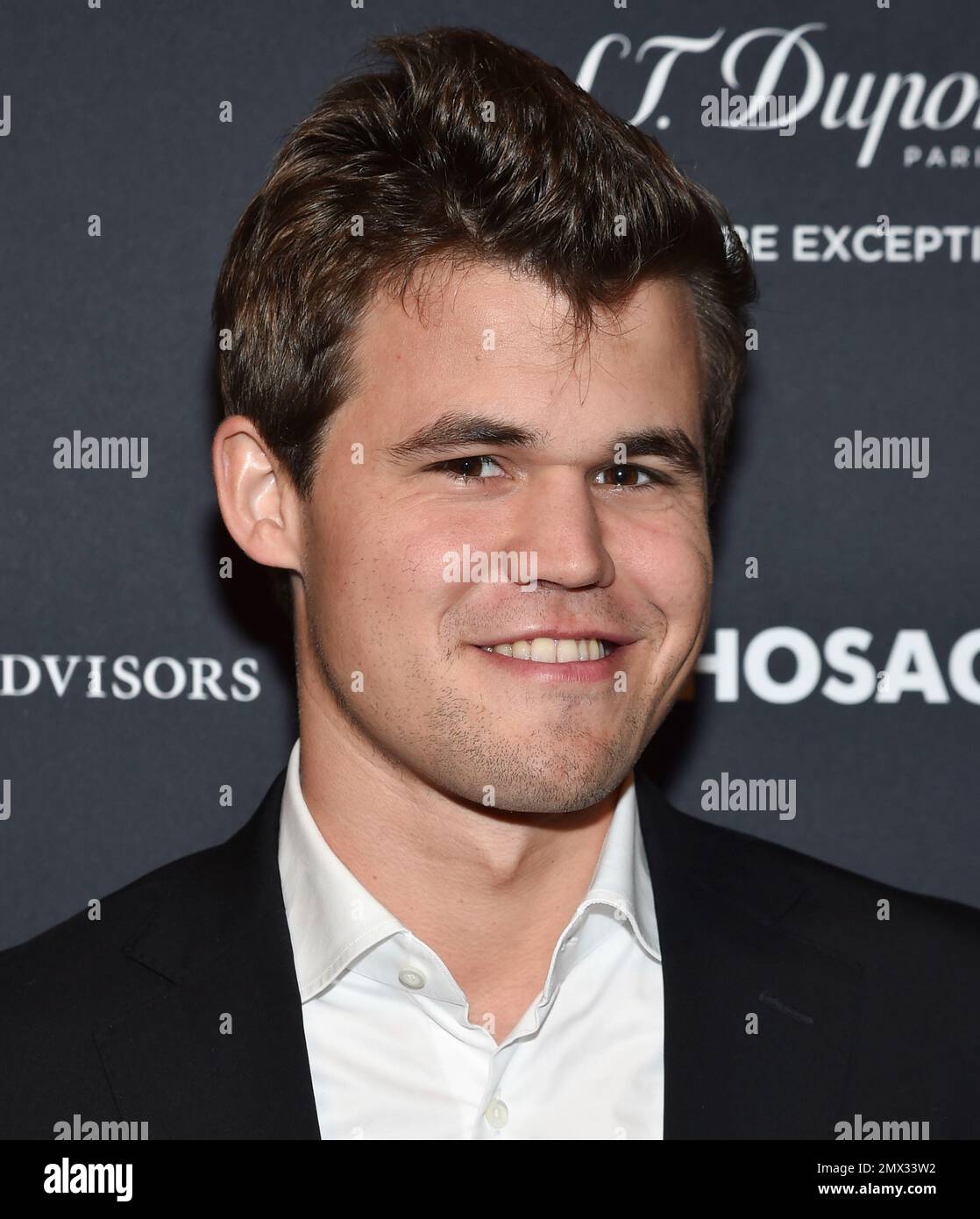 Chess champion Magnus Carlsen attends the World Chess Championship ...