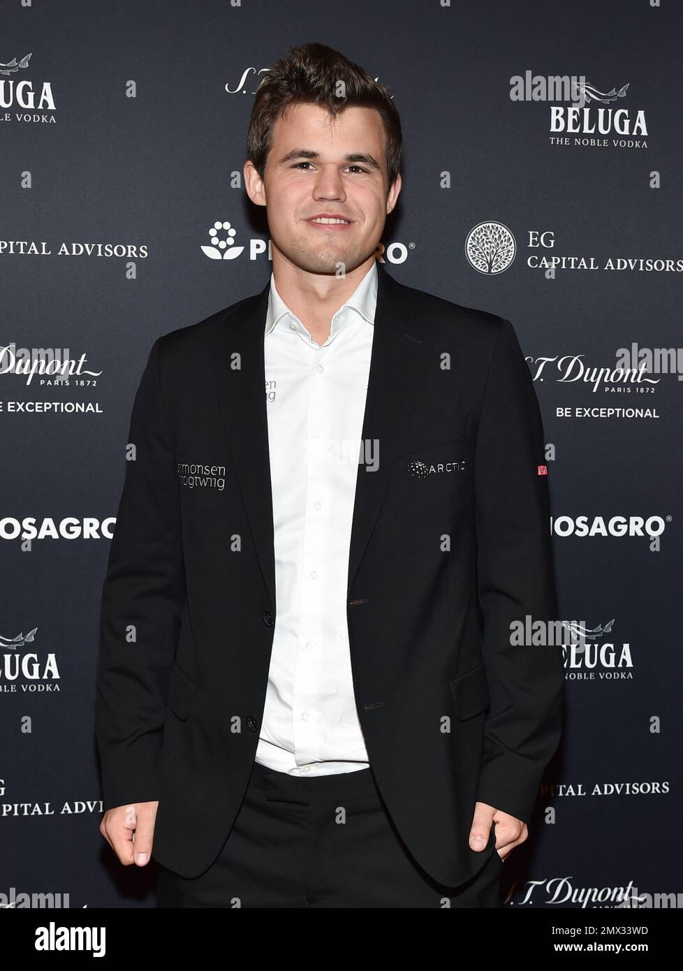 Chess champion Magnus Carlsen attends the World Chess Championship ...