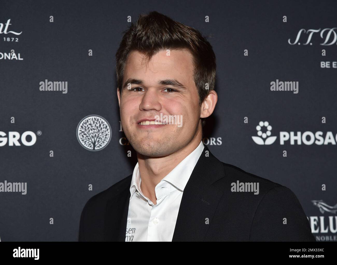 Chess champion Magnus Carlsen attends the World Chess Championship ...