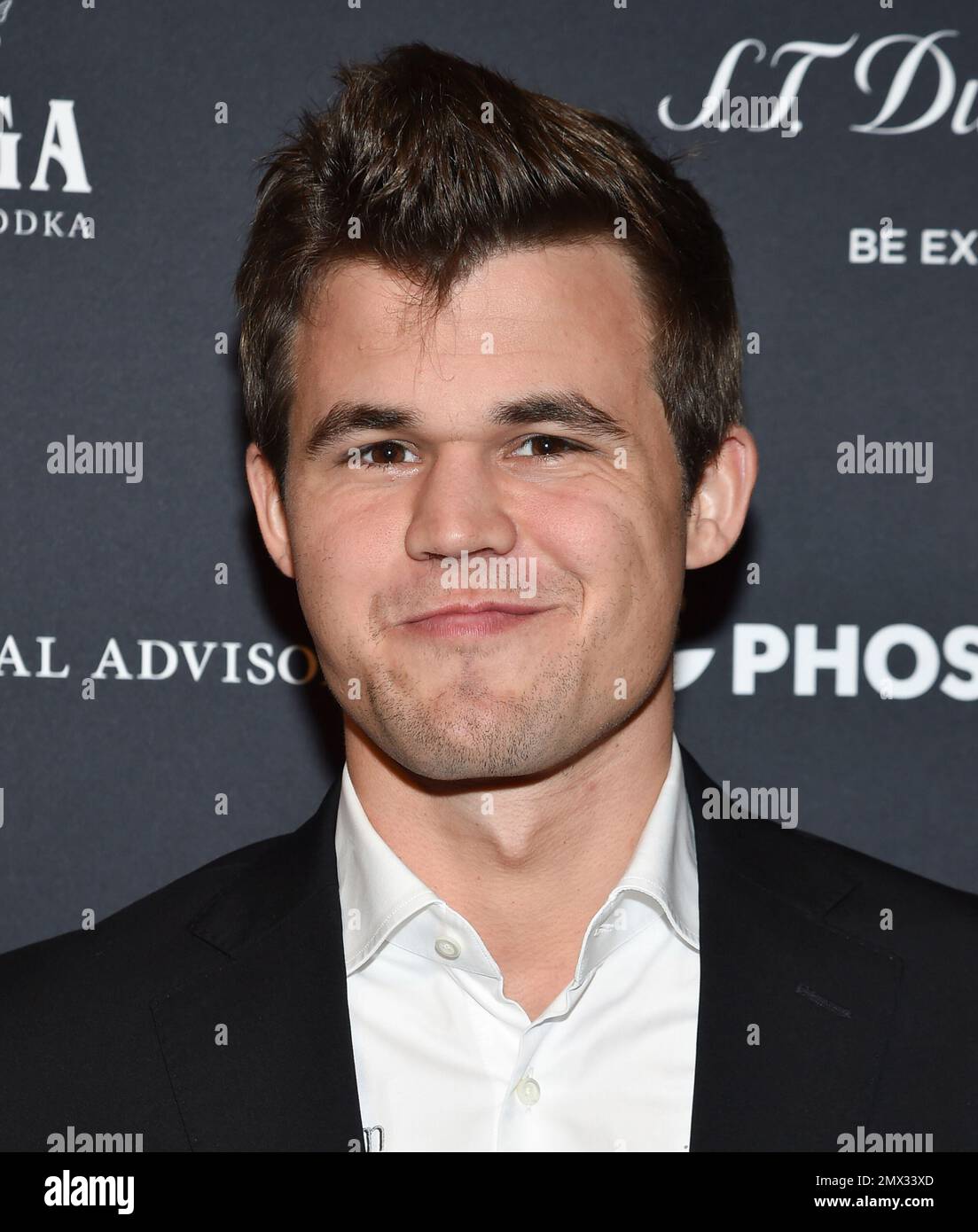 Chess champion Magnus Carlsen attends the World Chess Championship ...
